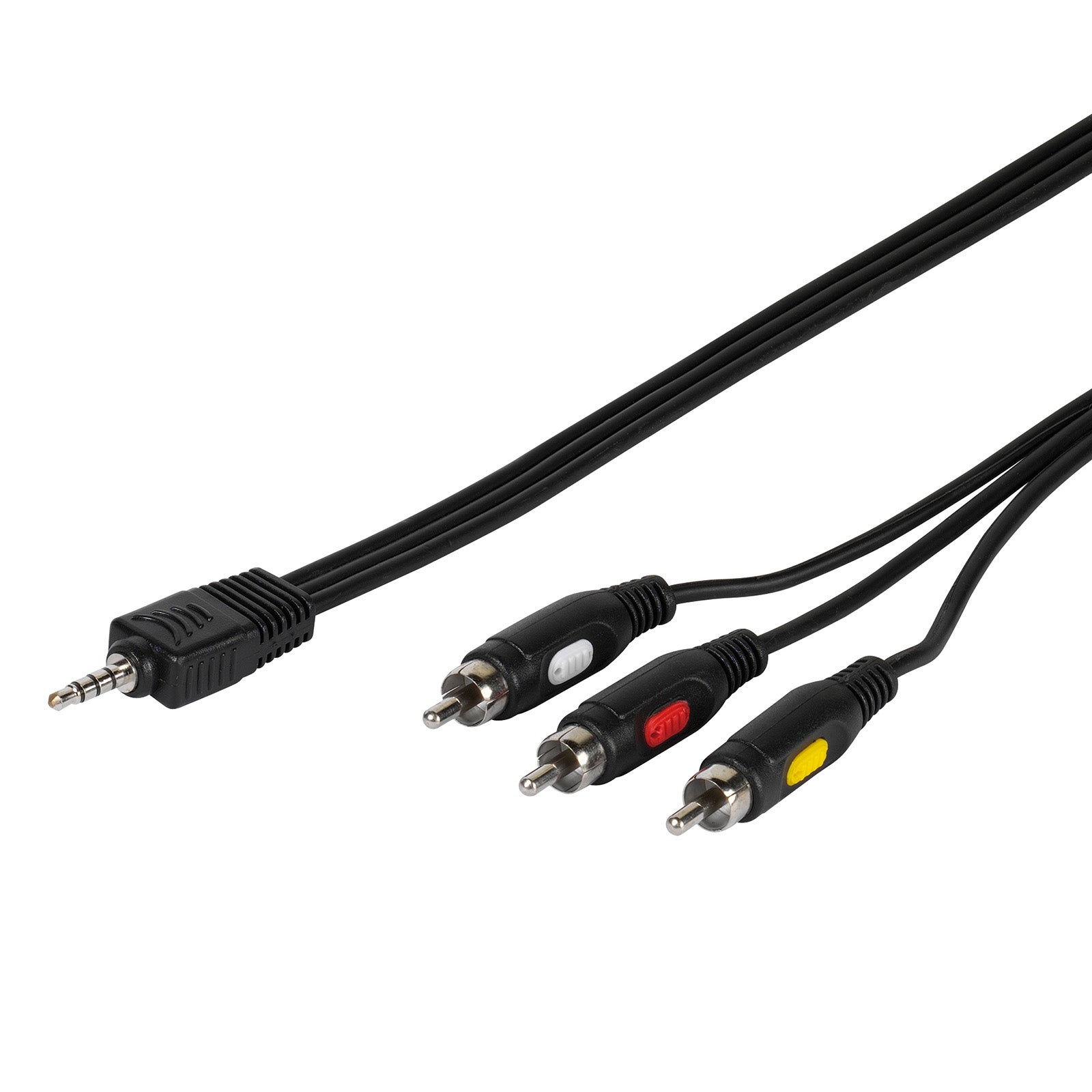 VIVANCO Câble de caméra vidéo Jack vers RCA, 2 m | Leroy Merlin