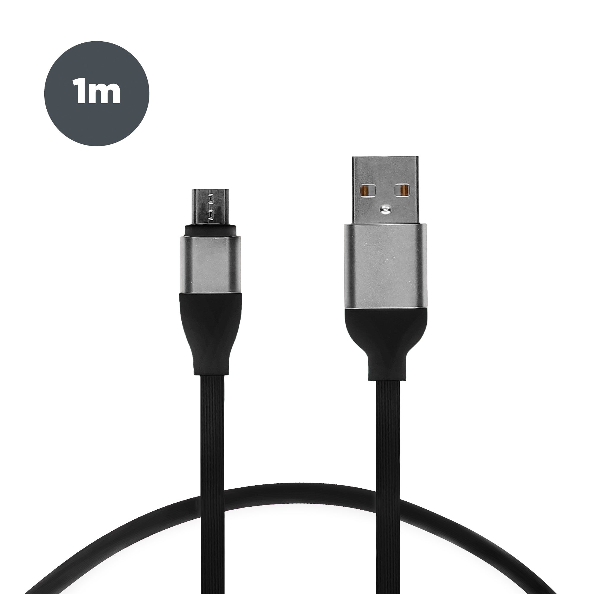 Câble USB vers Micro USB Contact 1,5 m Noir | Leroy Merlin