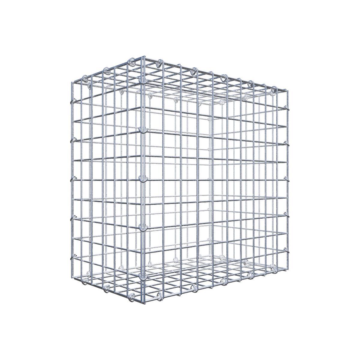 Gabion 50 cm x 50 cm x 30 cm (L x H x P), mailles 5 x 5 cm, Anneaux en ...