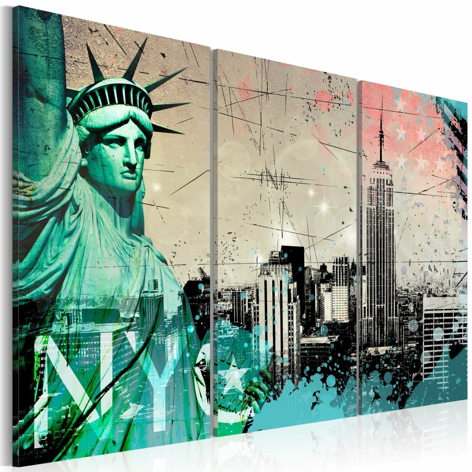 Tableau collage de new york - 60 x 40 cm | Leroy Merlin