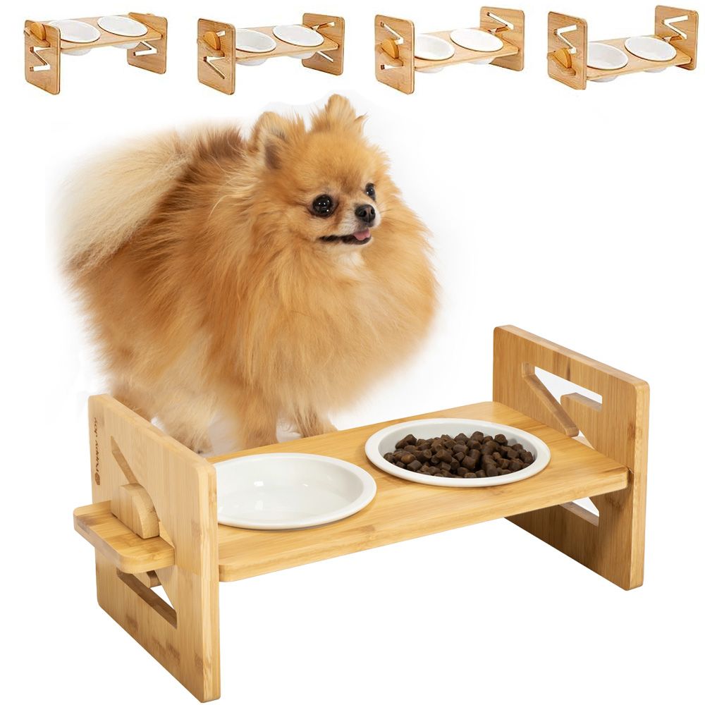 Gamelle Pour Chien/Chat/Animal Domestique Tutumi, PuppyJoy Pj-083 Beige - 19,5x42,5x19,5cm ...