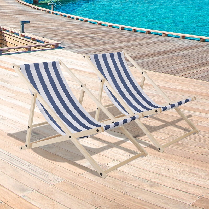 Sillón plegable silla de jardín de madera silla plegable larga silla de ...