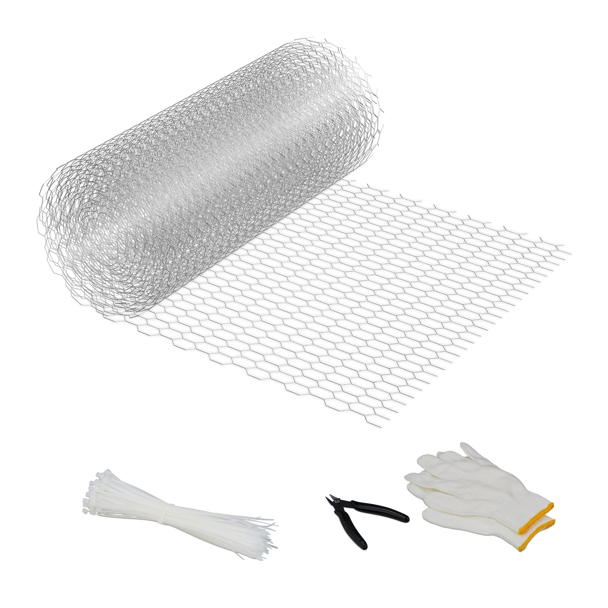 Relaxdays Grillage à lapins ou poules, en acier recouvert de zinc ...