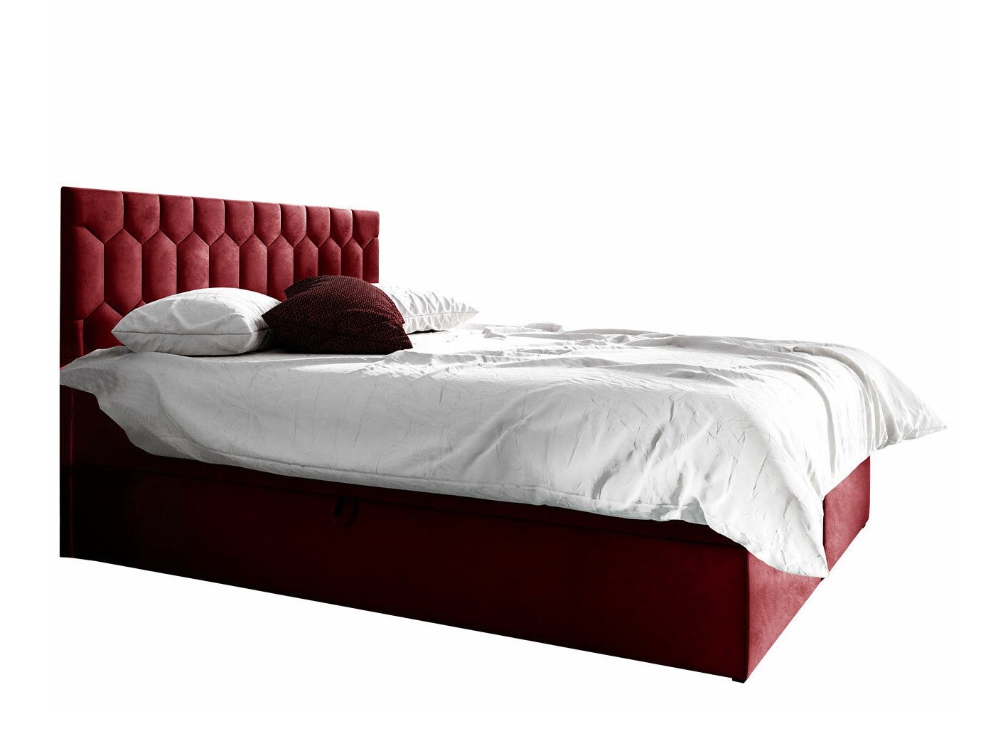 Letto continentale Baltimore 181, Doppio, Continentale, Rosso, 140x200 ...