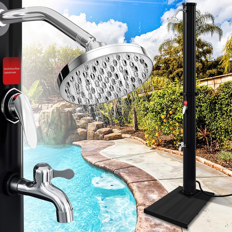 Ducha de jardín Camping Grifo Ducha piscina Ducha Wassertank 20L (Sin ...