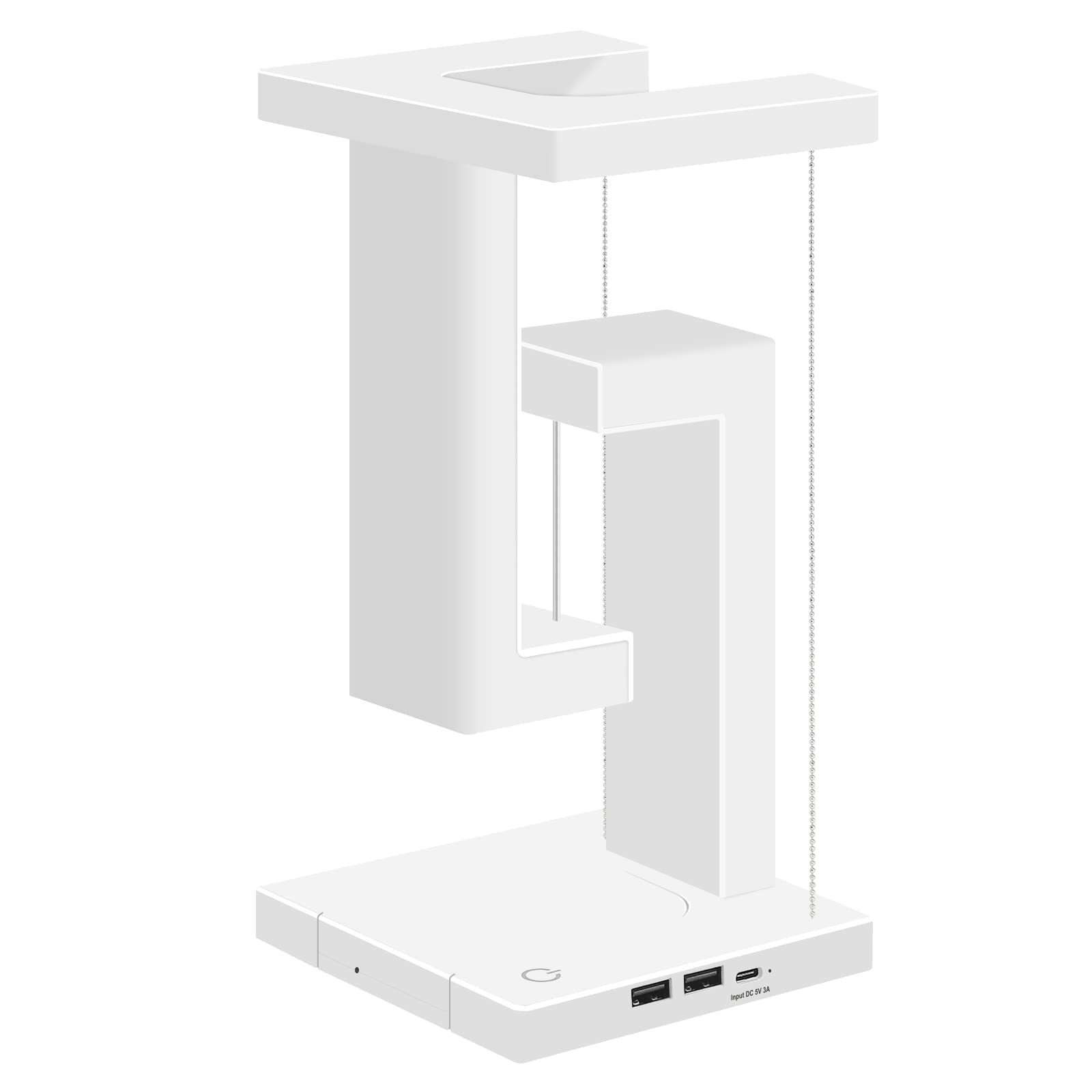 Lámpara de Mesita con Carga Inalámbrica,3 en 1 Táctil para Dormitorio ...