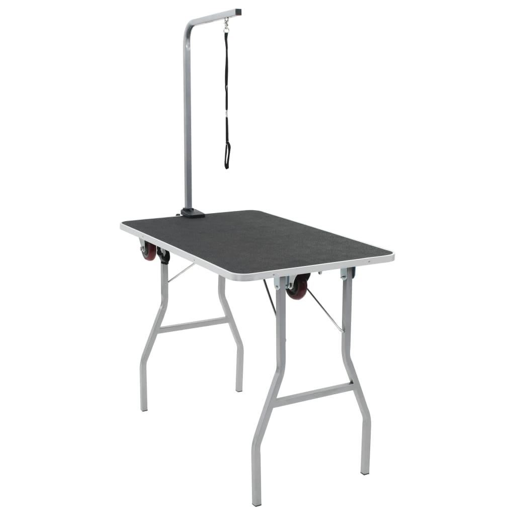 Table de toilettage pour chien portable avec roulettes vidaXL | Leroy ...