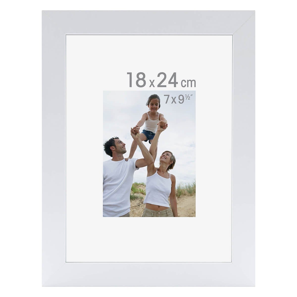 Cadre photo Optimo blanc 18x24 cm | Leroy Merlin