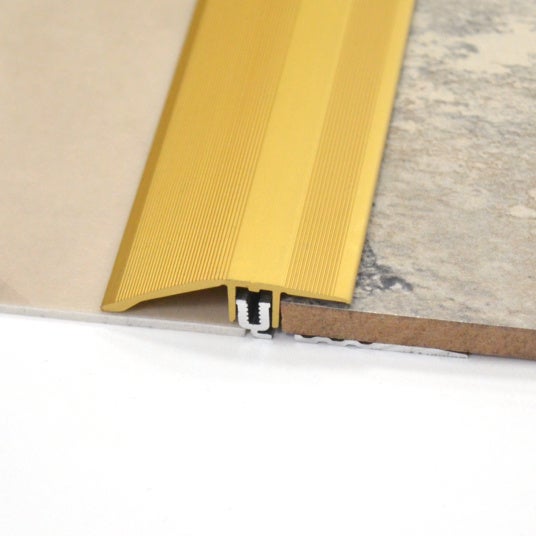 Barre de seuil Romus à visser 90 cm - Alu or - Rattrapage de niveau ...