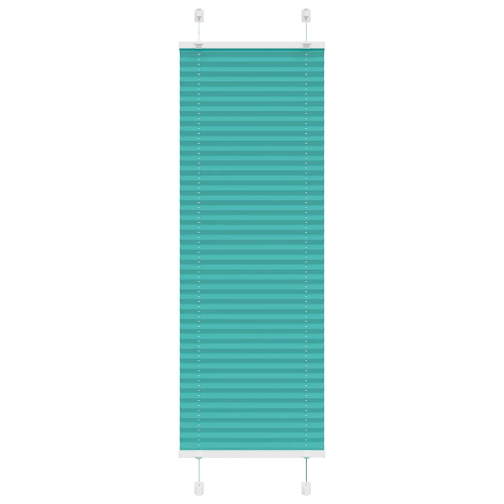 Store plissé vert pétrole 50x100 cm largeur du tissu 49,4 cm | Leroy Merlin
