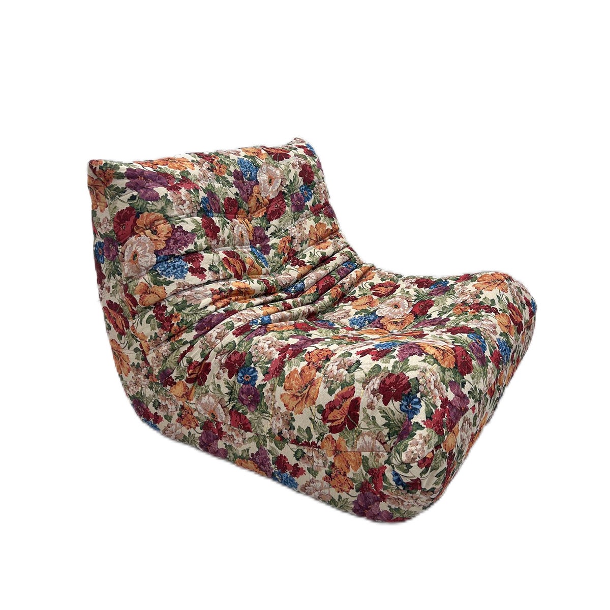 Sofá Togo de una plaza con estampado floral - Patrones coloridos - Sin ...