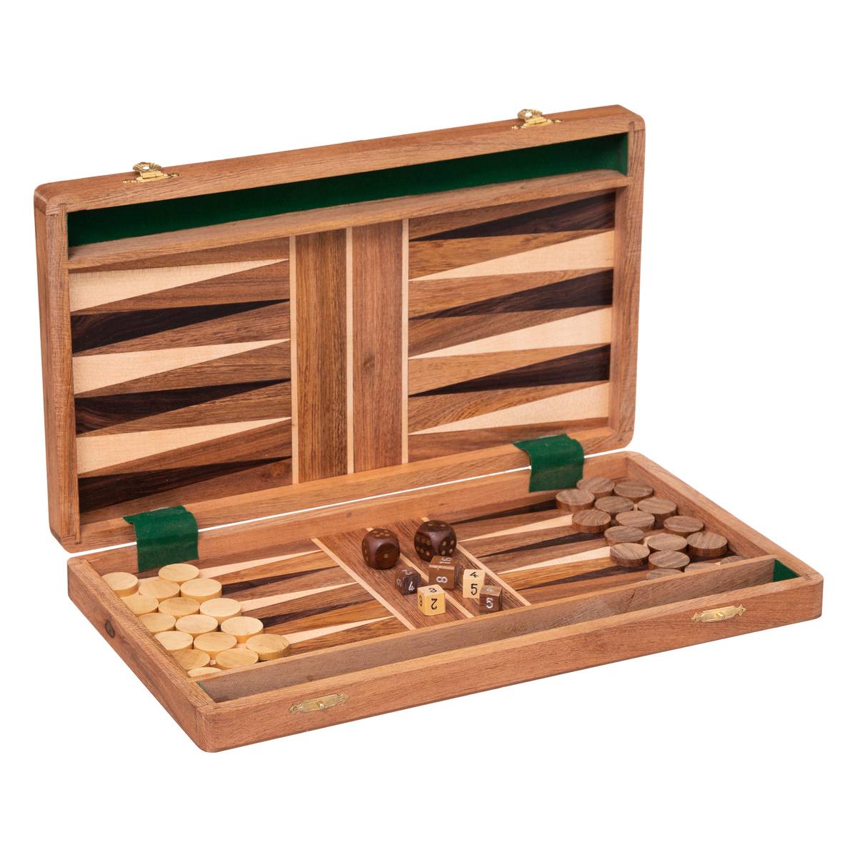 Jeu backgammon - bois 36x40 - 5 cm - Atmosphera créateur d'intérieur | Leroy Merlin