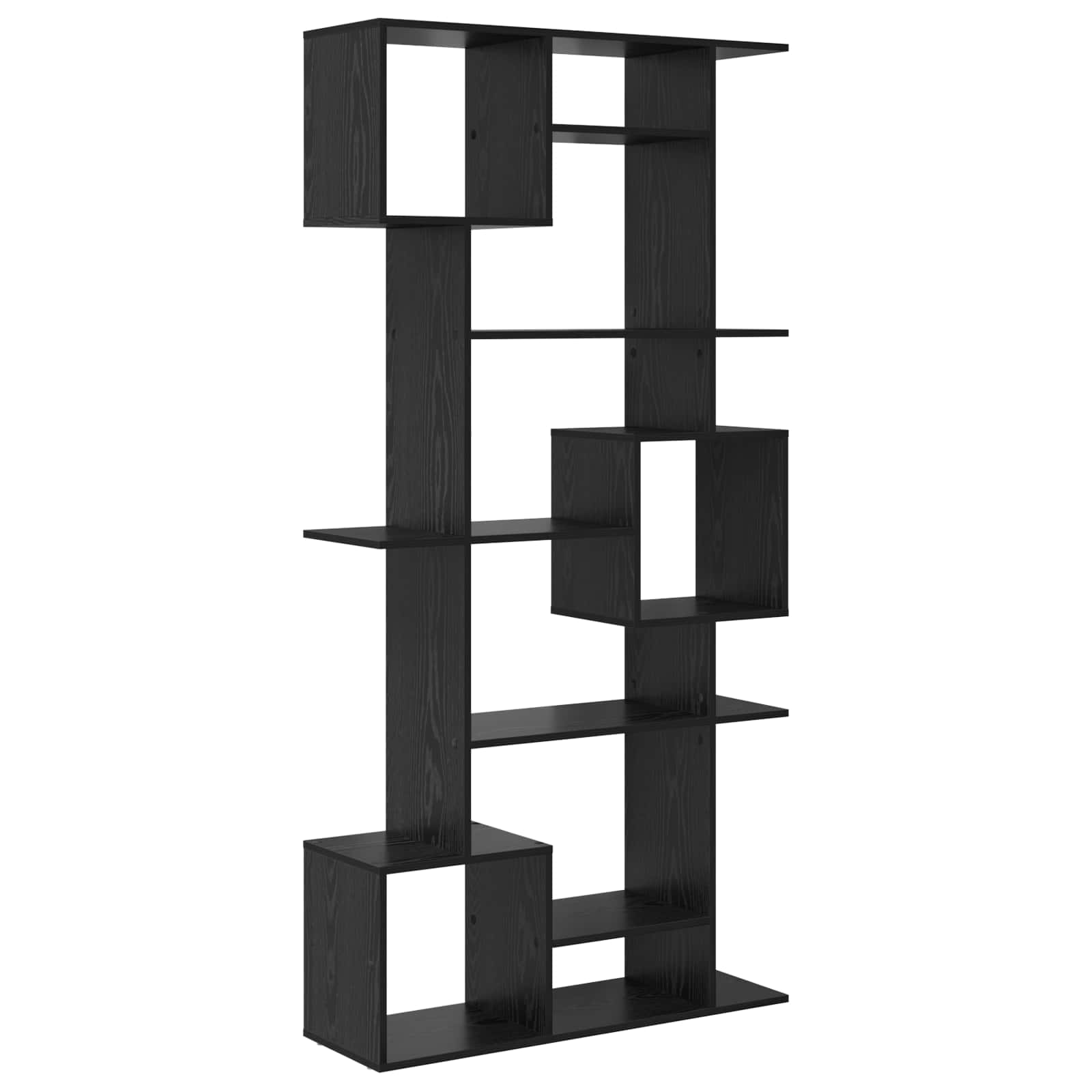 Bibliothèque | Armoire à livres | Meuble de rangement Chêne noir 92 x ...