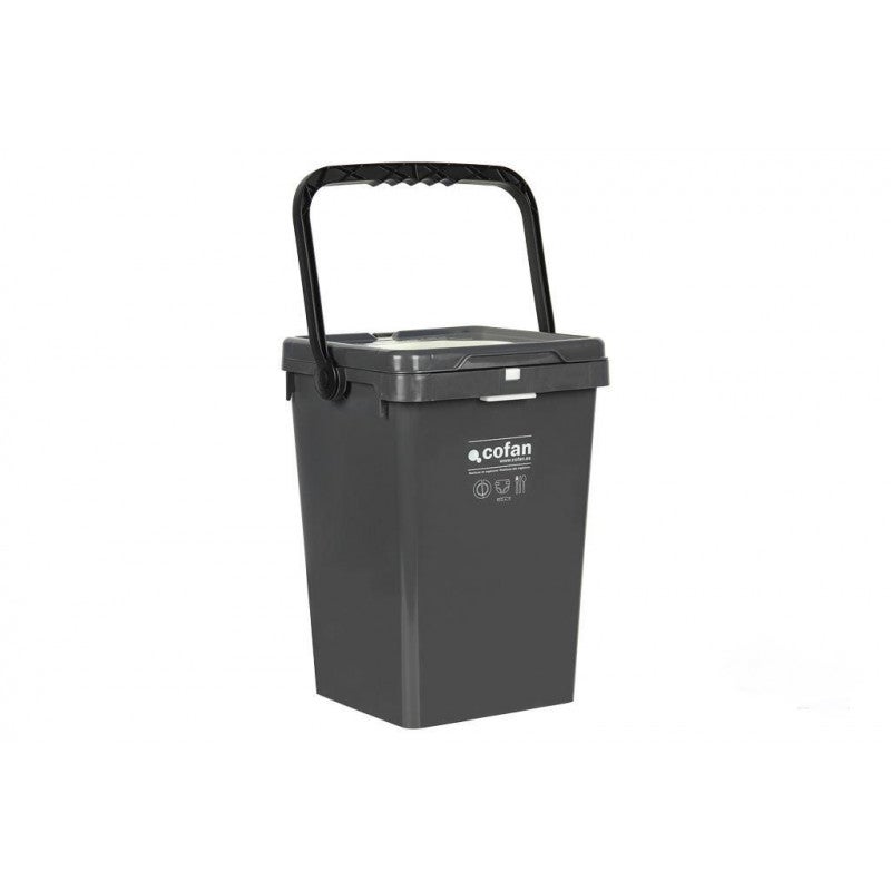 CONTENEDOR GRIS PARA RESTOS MODELO FOREST 25L. | Leroy Merlin