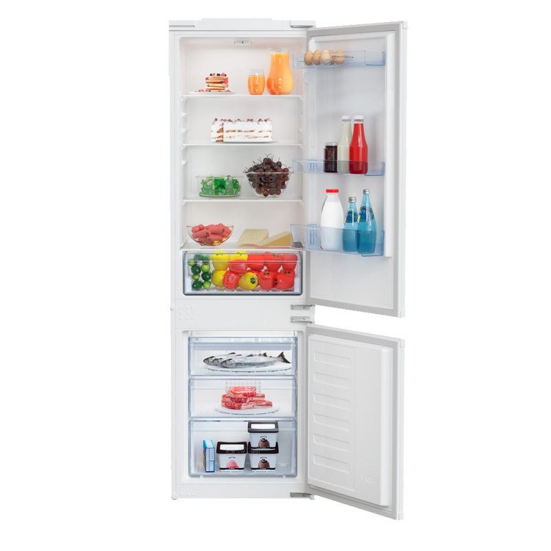 Beko BCSA285K4SN réfrigérateur-congélateur Intégré 271 L E Blanc ...