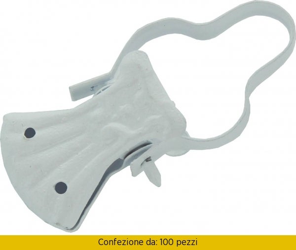 PINCE À RIDEAU AVEC ARC LAQUÉ BLANC** | Leroy Merlin