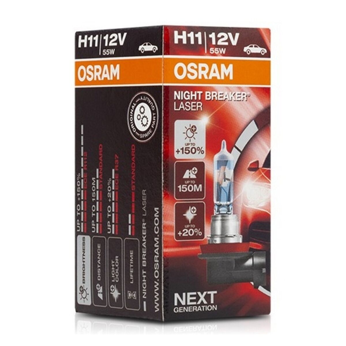 Bombilla para Automóvil Osram 64211NL H11 12V 55W 3200K | Leroy Merlin