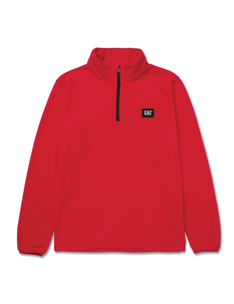 MICROFLEECE QUART ZIP HOT RED | Leroy Merlin