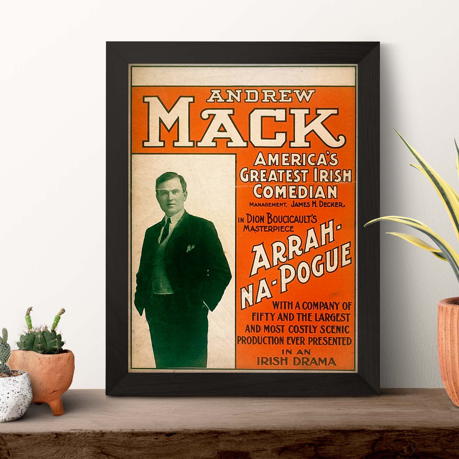 Poster Vintage De Andrew Mack. Con Imagenes Vintage Y De Publicidad ...