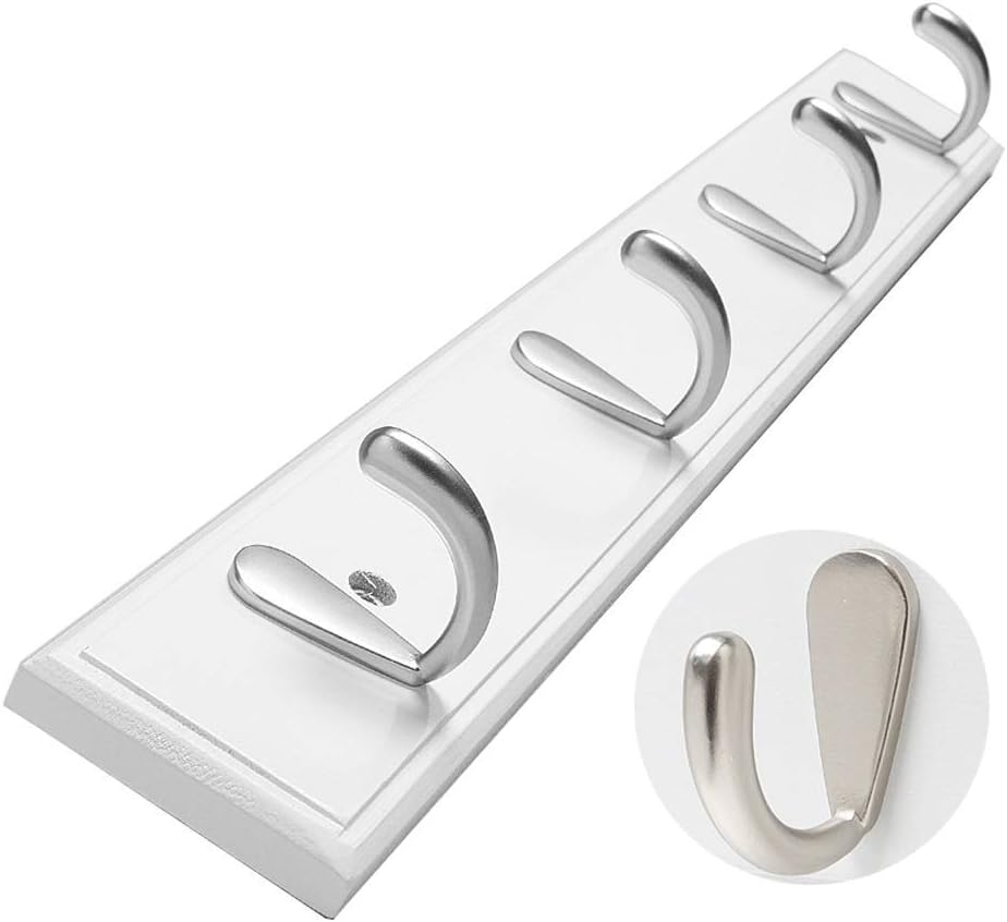 Zapatero, perchero de pared, perchero de madera, ganchos de pared ...