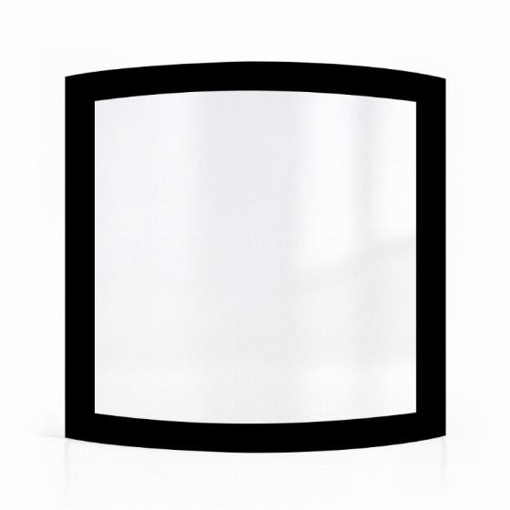 Vitre Supra GOTEBORG - Verre Courbe Sérigraphié pour poêle à bois - 558 ...