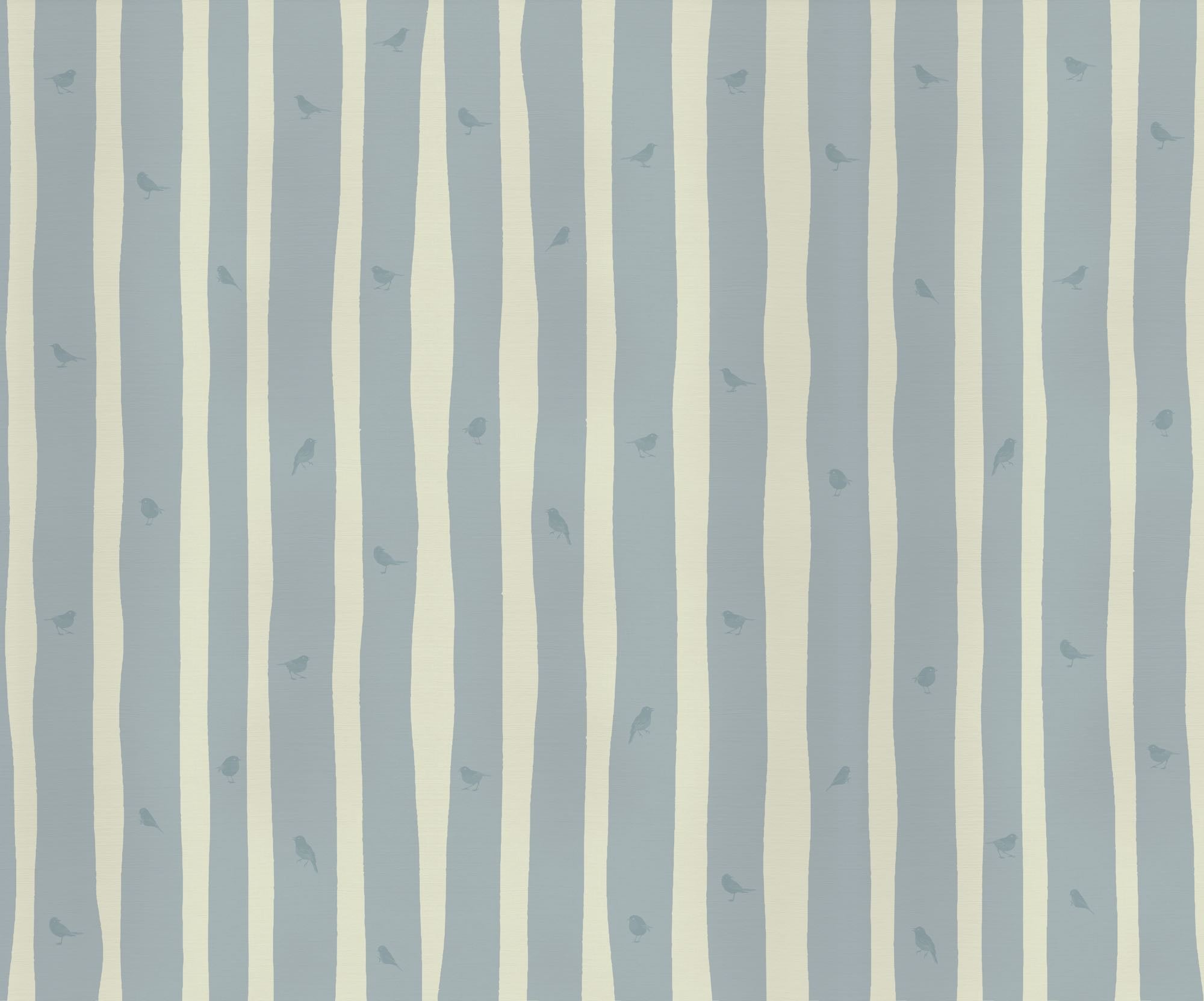 Fotomural pájaros azul agrisado - 250 x 300 cm - Komar | Leroy Merlin