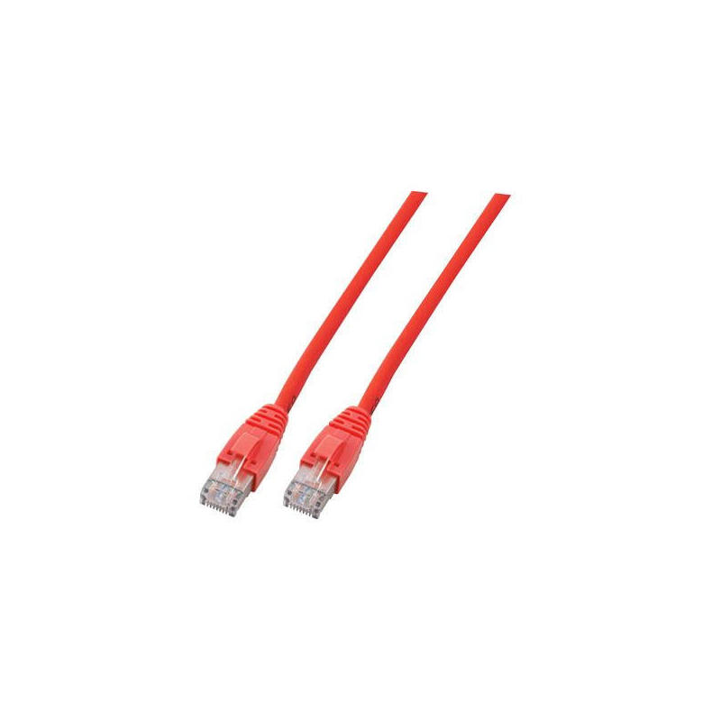 EFB Elektronik C ble r seau patch Cat6 1 m U/UTP (UTP) Rouge | Leroy Merlin