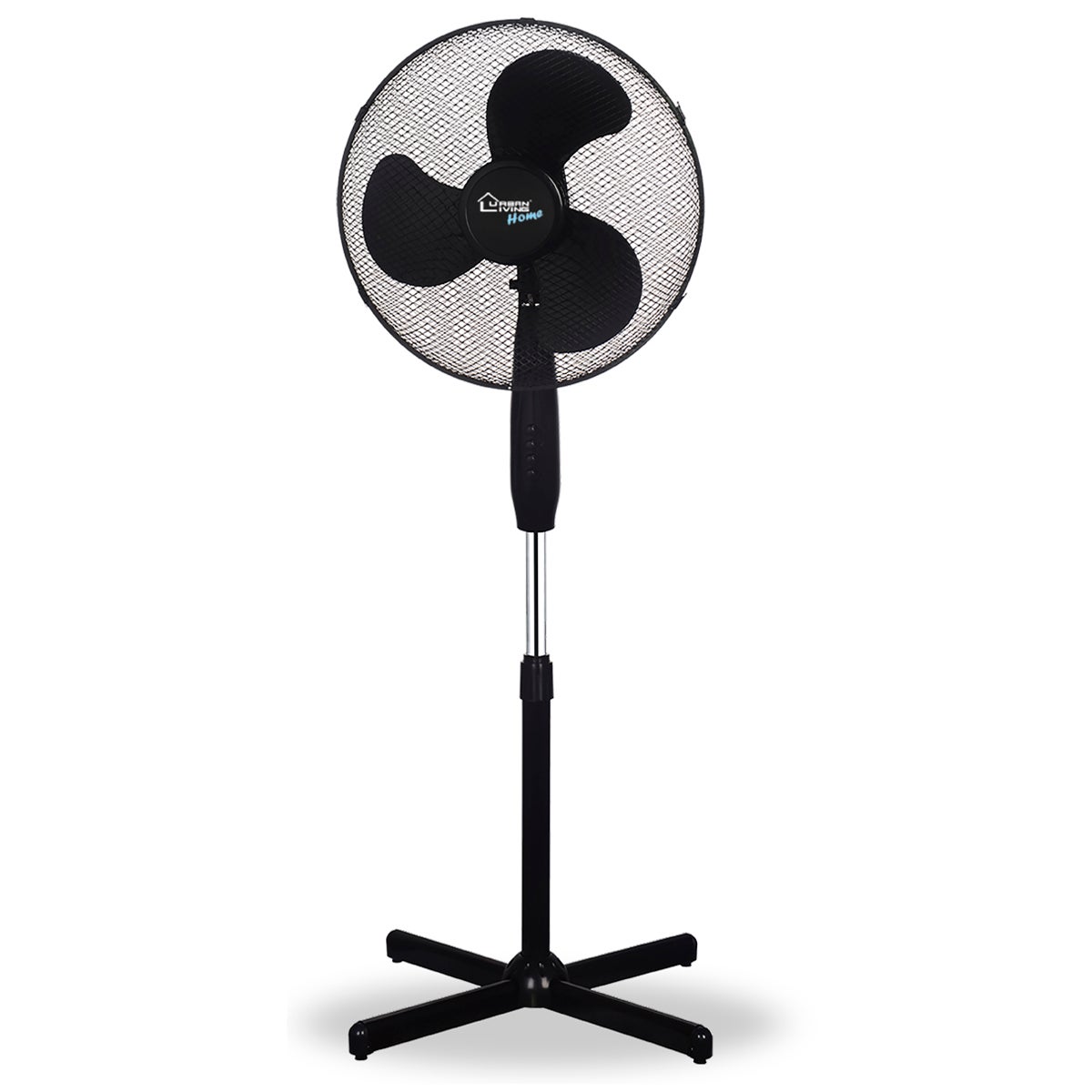 Ventilador de Pie Negro 45W 40cm 3 Velocidades | Leroy Merlin