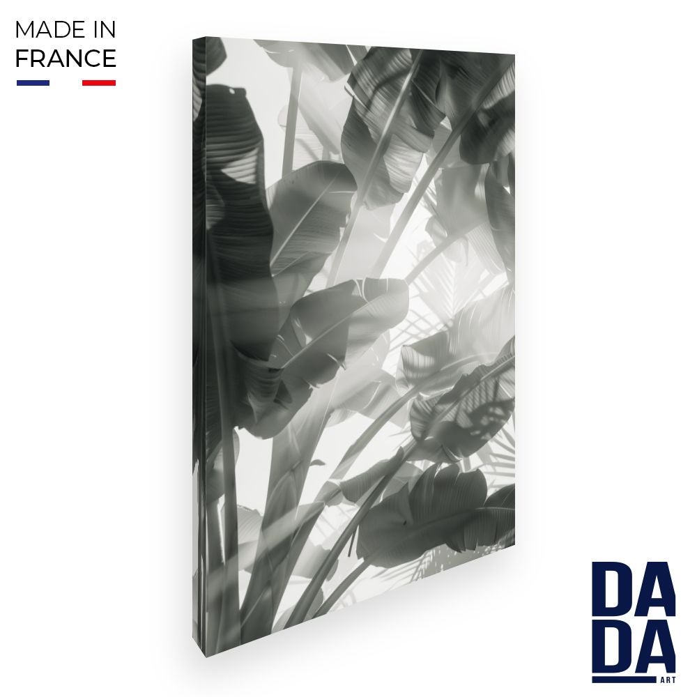 Toile murale Feuilles tropicales apaisantes / 100x140cm / Fabriqué en ...