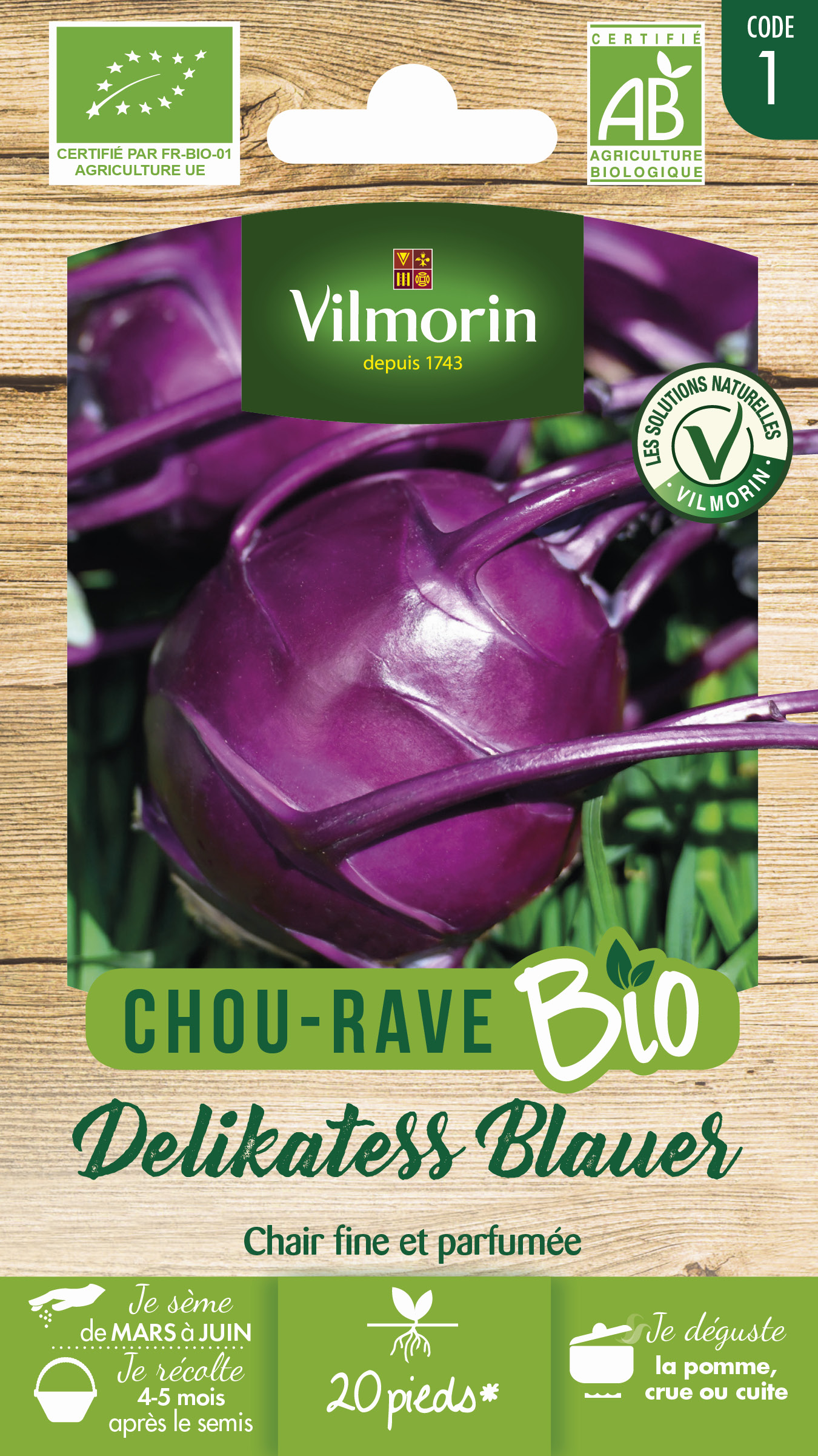 Chou-Rave Delikatess Blauer - BIO | Leroy Merlin