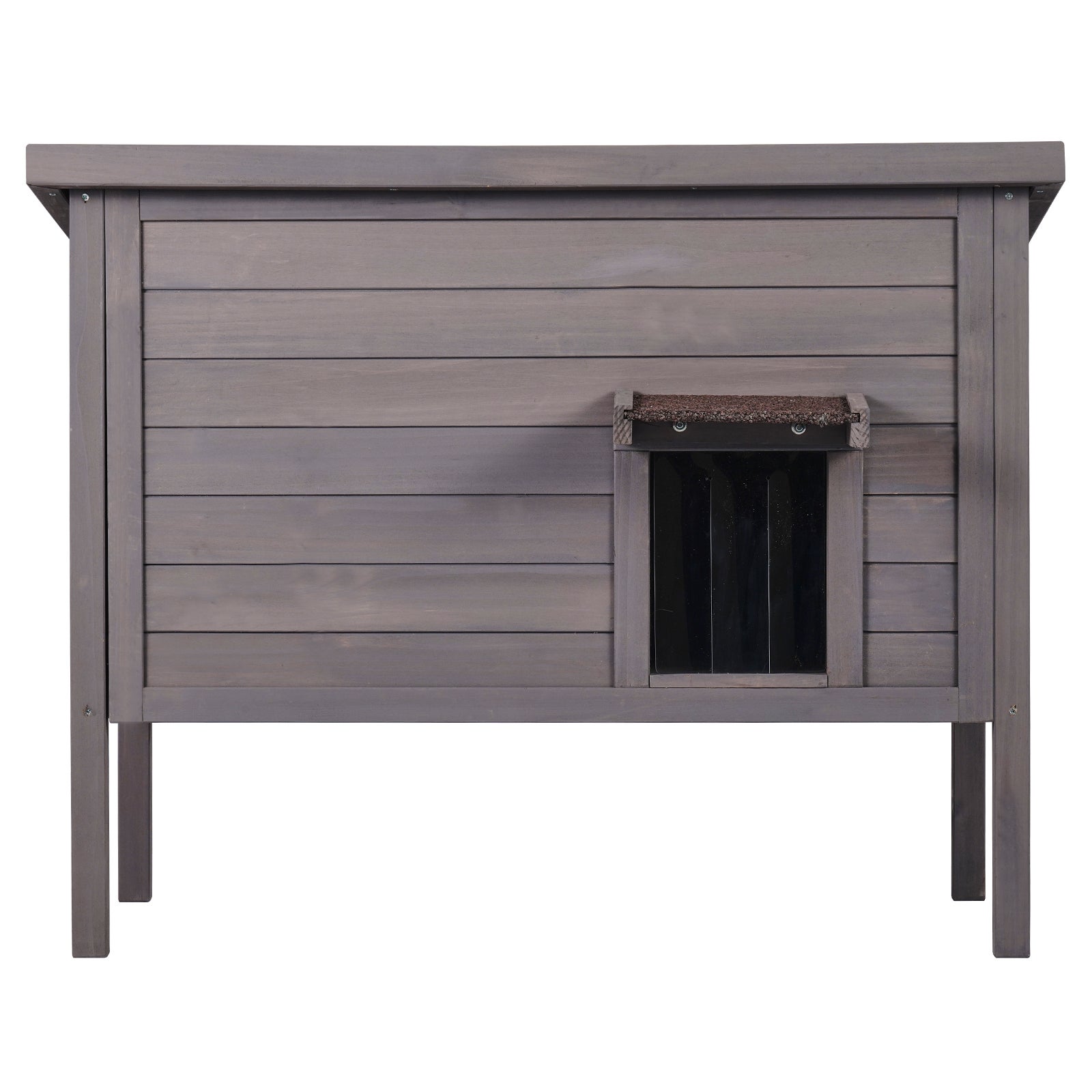 Niche extérieure pour chats SucceBuy en bois résistant aux intempéries ...