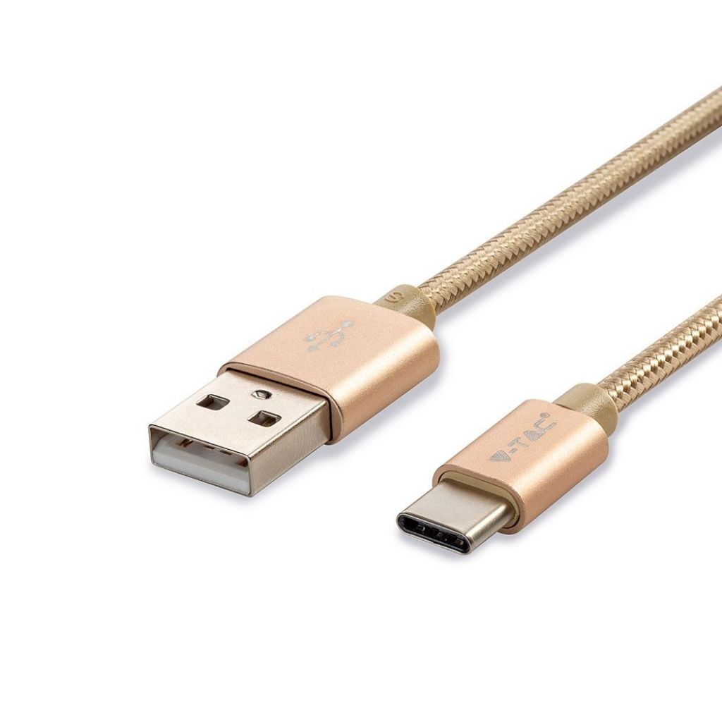Cable USB Tipo-C a USB-A de 1m de carga rà¡pida 2,4A Platinum Series Cable antienredos Color ...