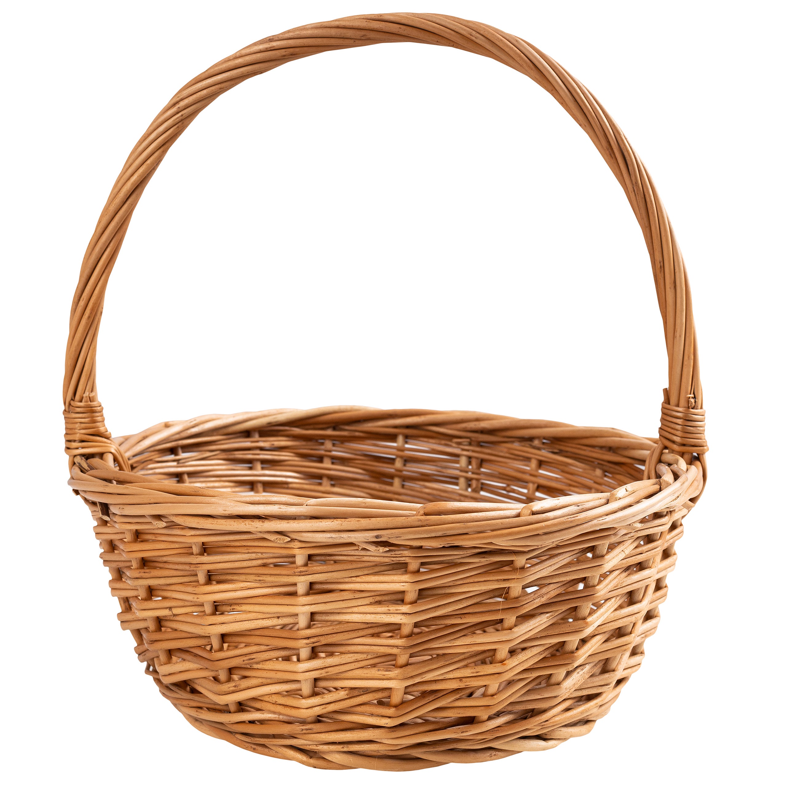 Creative Home Petit Panier de Pâques en Osier Naturel 22 x 22 x 26 cm ...