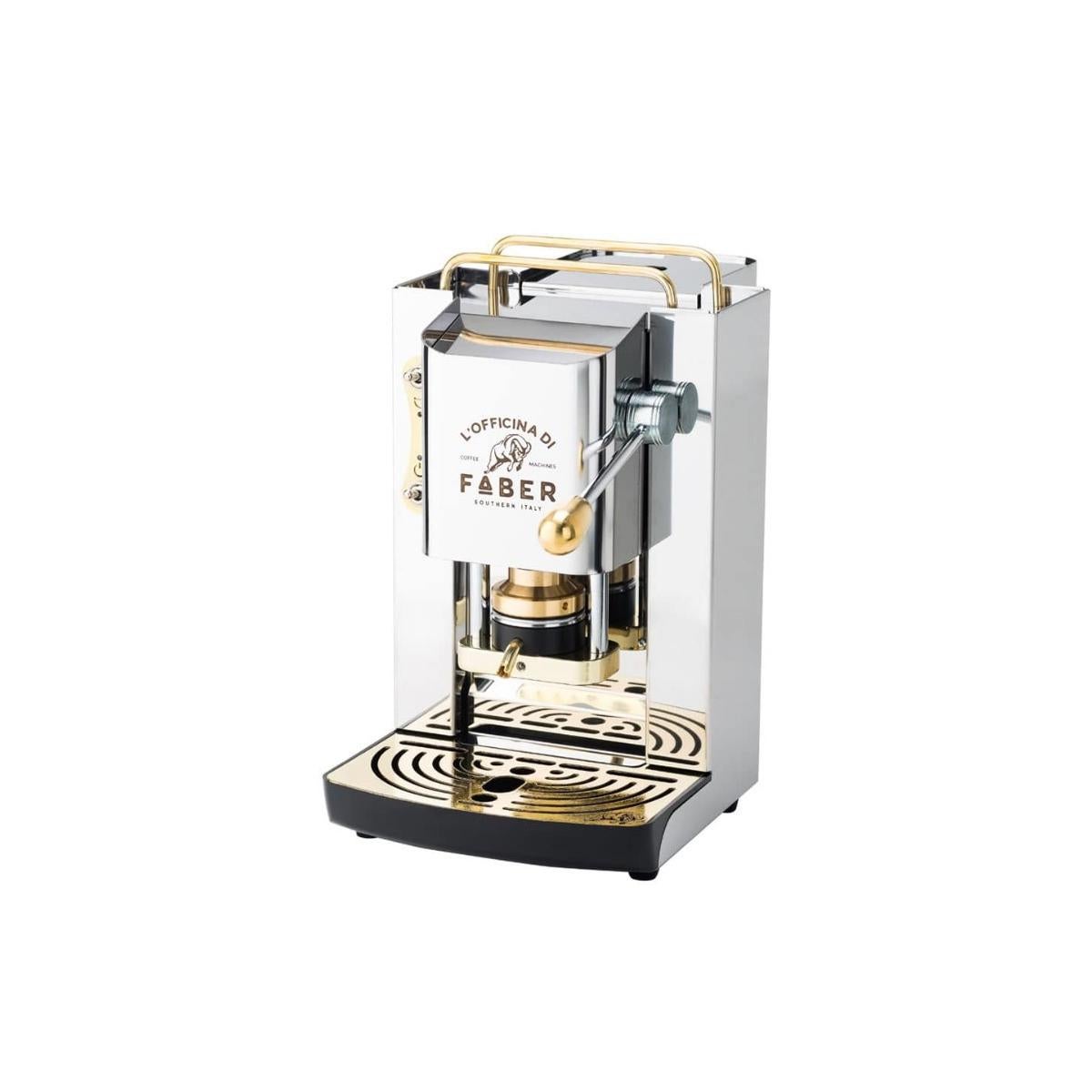 Machine à café à dosettes manuelle automatique Faber Italia Pro Deluxe ...