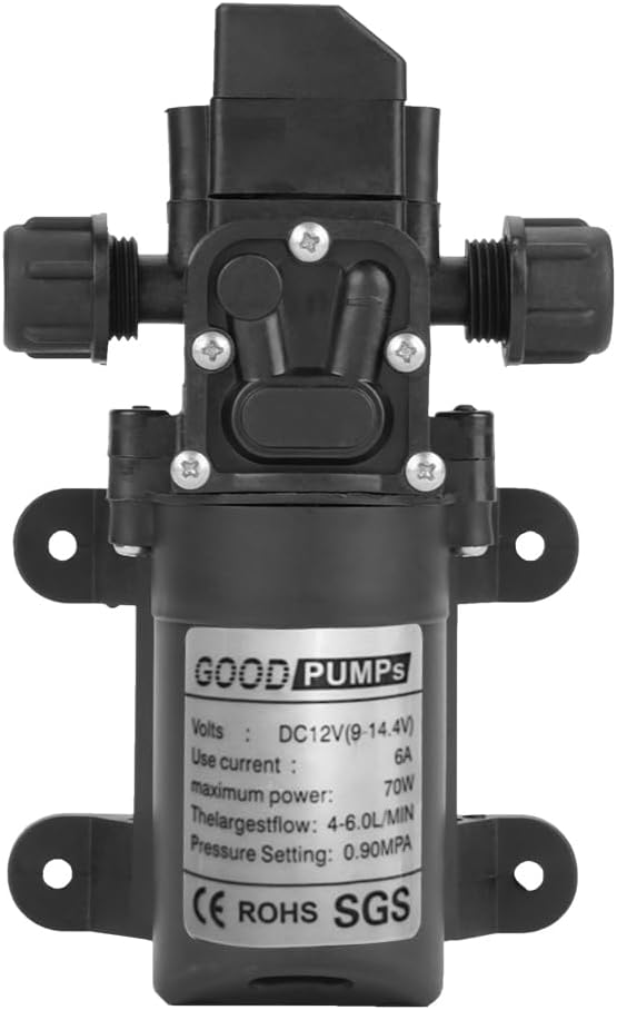Pompa autoadescante da 12 V, alta pressione 6 l/min, per roulotte e ...
