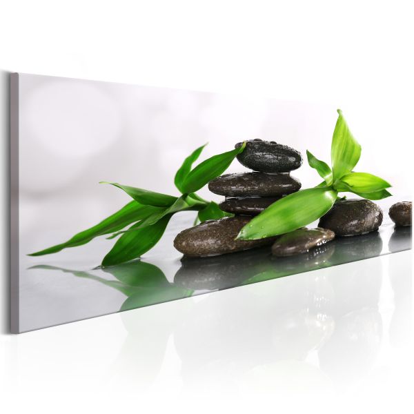 Tableau Zen SPA: Bamboo and Stones 150x50 cm | Leroy Merlin