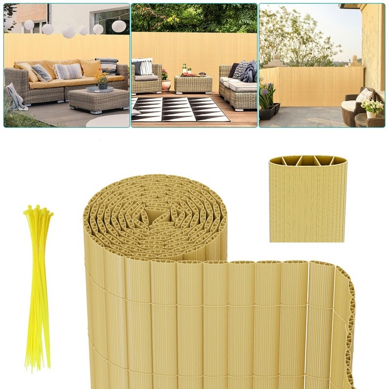 Bastone in PVC per giardino balcone terrazza, Recinzione frangivento ...