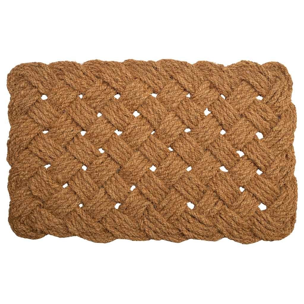 Paillasson corde coco marron 90x55x3 | Leroy Merlin