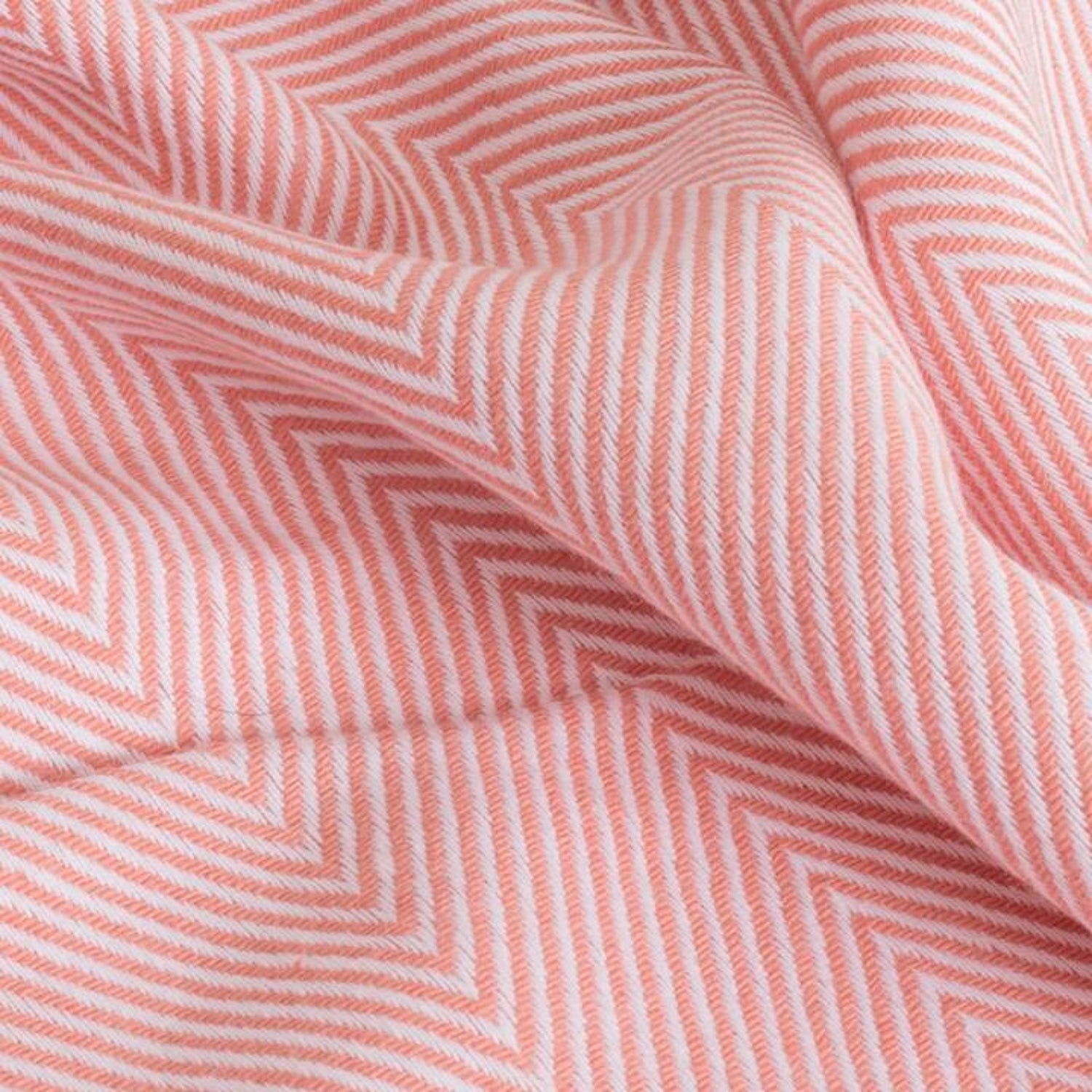 100% algodón rosa salmón manta a cuadros con flecos 180x220cm ZIGORA ...