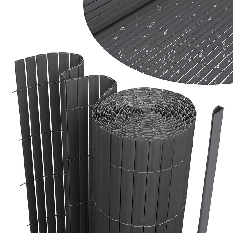 Canisse en PVC pour jardin balcon terrasse, Balcon clôture brise-vent ...