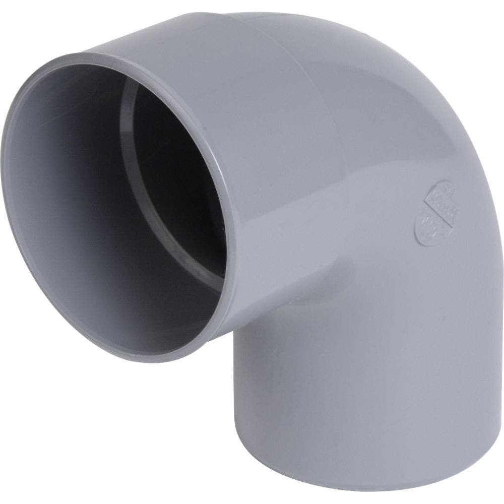 Coude PVC MF 87°30 diam 100mm à coller | Leroy Merlin