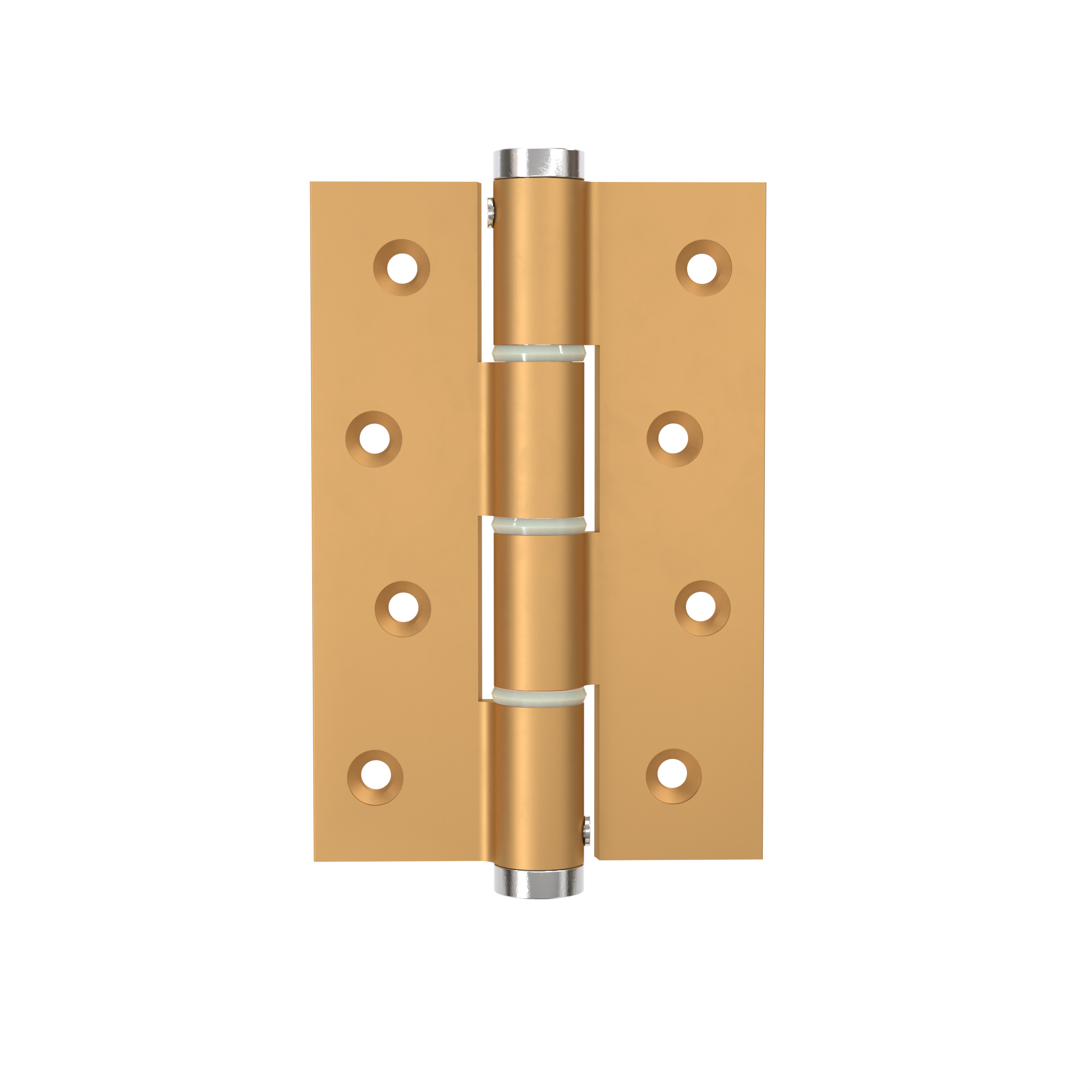 Charnière simple action à ressort, 120X40 mm, en aluminium anodisée or ...