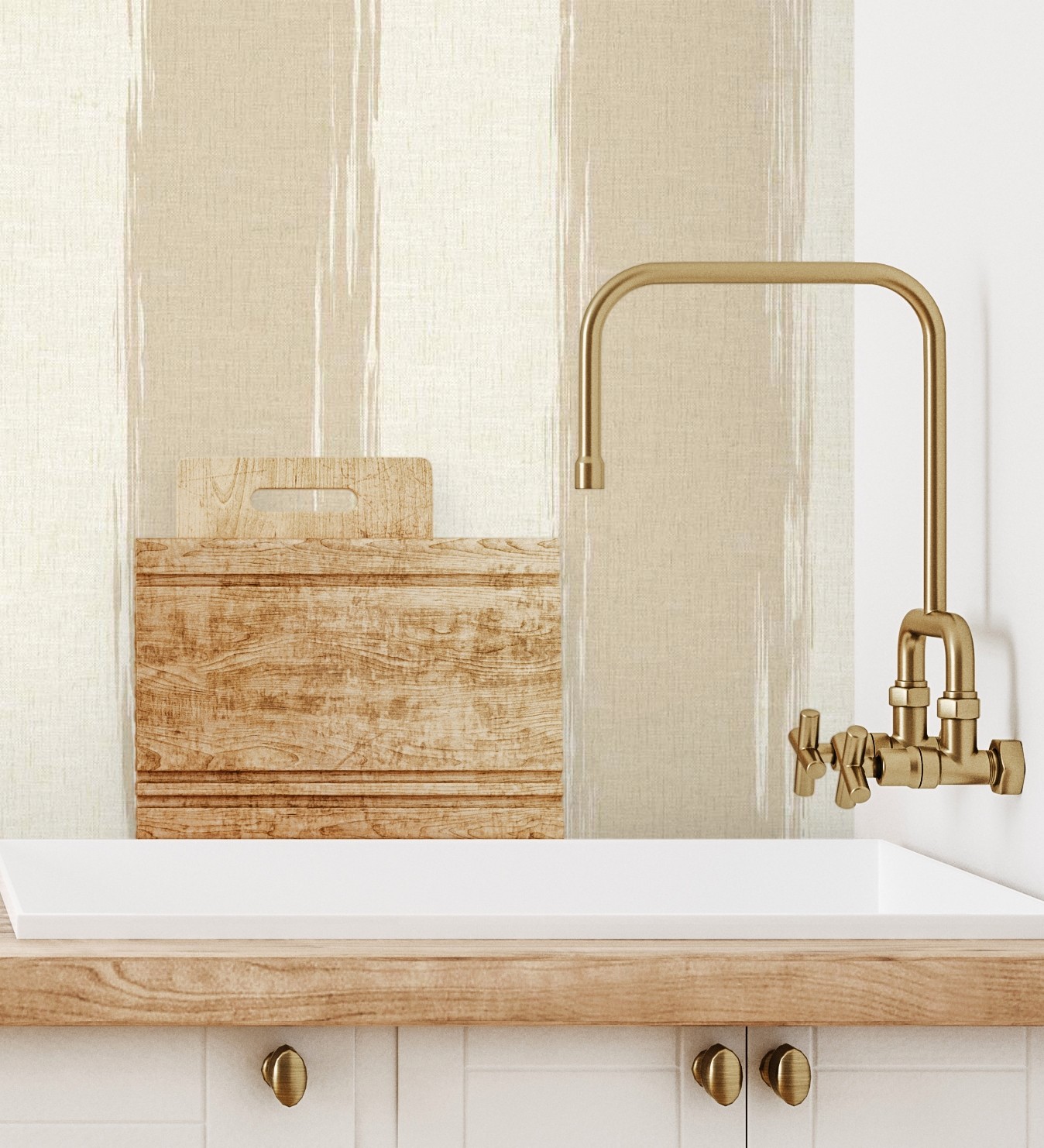 Papel pintado vinílico lavable de rayas con textura efecto textil en ...