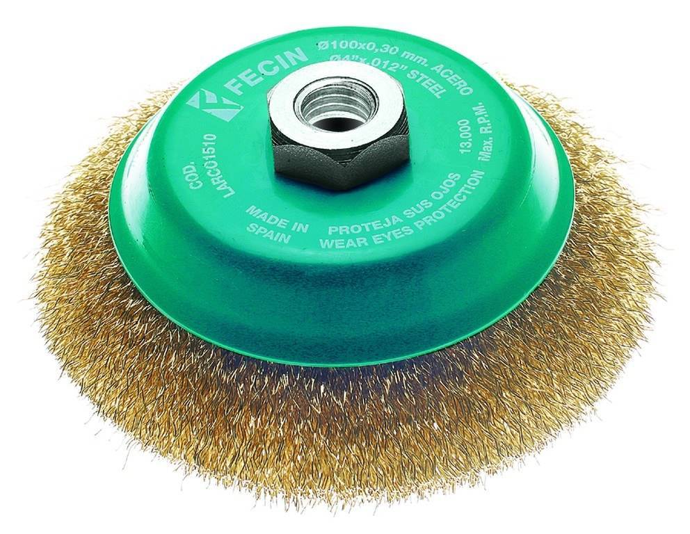 Cepillo ind taza amoladora 100 mm / 0,3 mm ac/ltdo fecin 69414 | Leroy ...