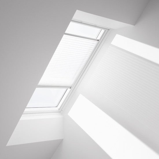 Store plissé blanc 134x98 cm velux - fhl uk04 1016s | Bricoman