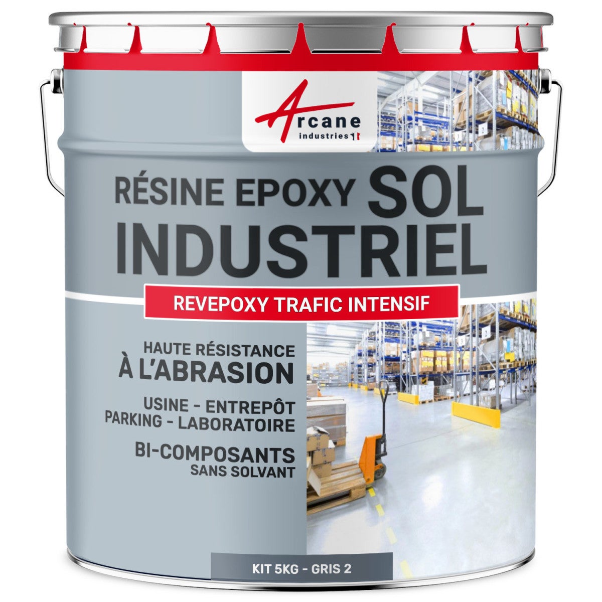 PEINTURE EPOXY TRAFIC INTENSIF - REVEPOXY TRAFIC INTENSIF - 5 Kg (jusqu ...