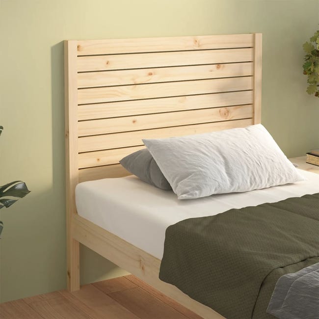 Cabecero De Cama Madera Maciza De Pino 96x4x100 Cm Leroy Merlin