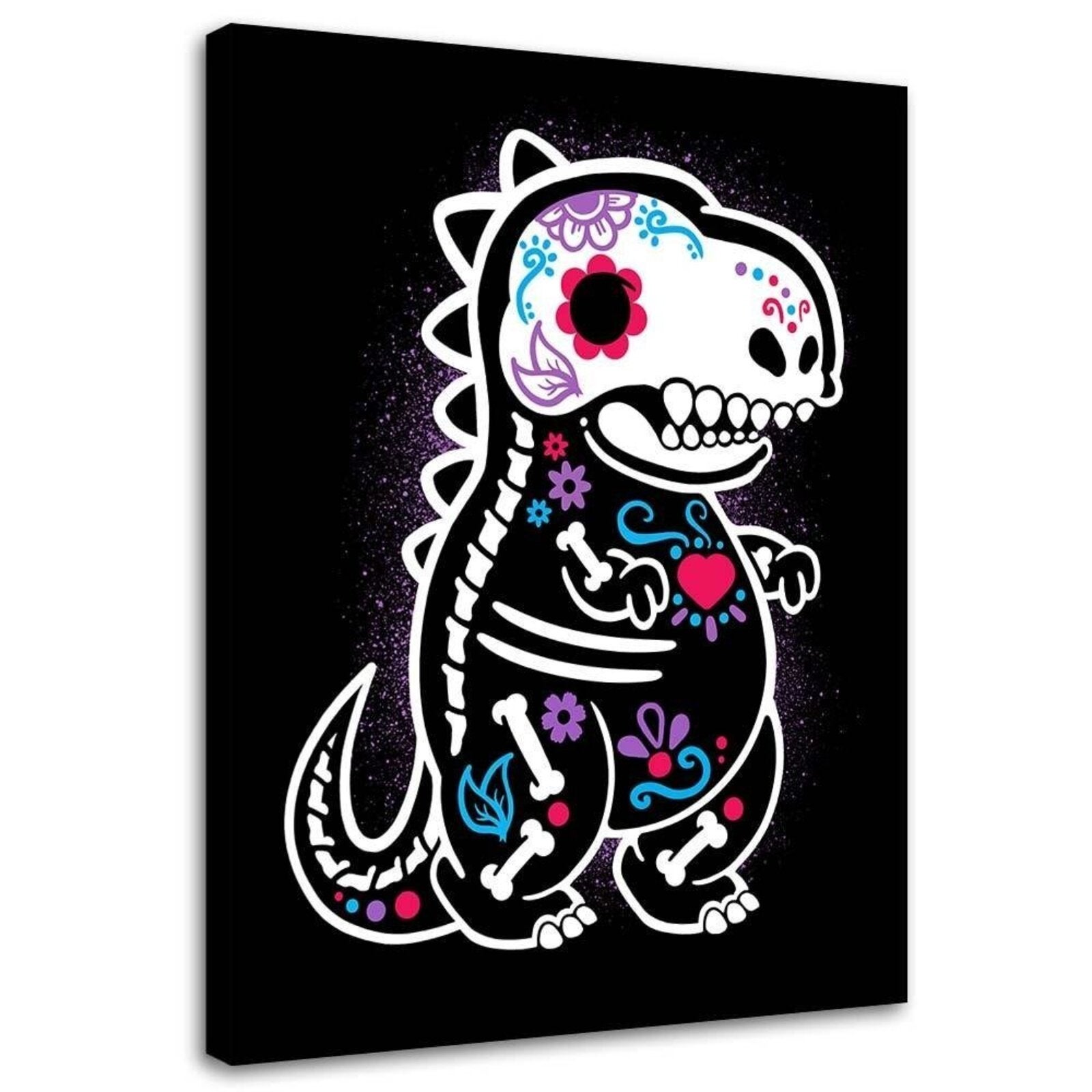 Tableau le dinosaure la santa muerte - 40 x 60 cm | Leroy Merlin