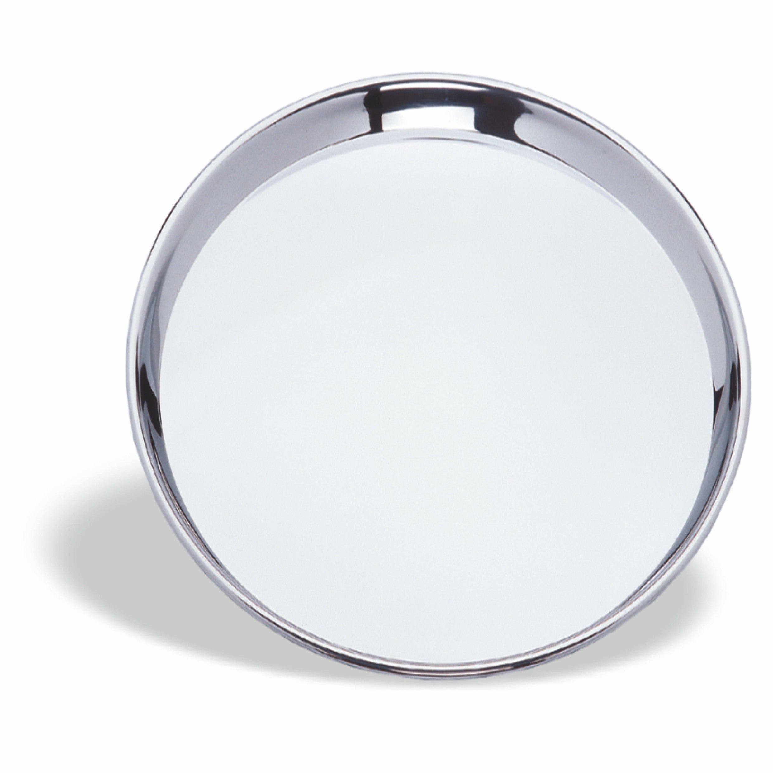 Plateau Limonadier en Inox Brilant Ø 35 à 40 cm - Pujadas - l0- L0- P0 ...