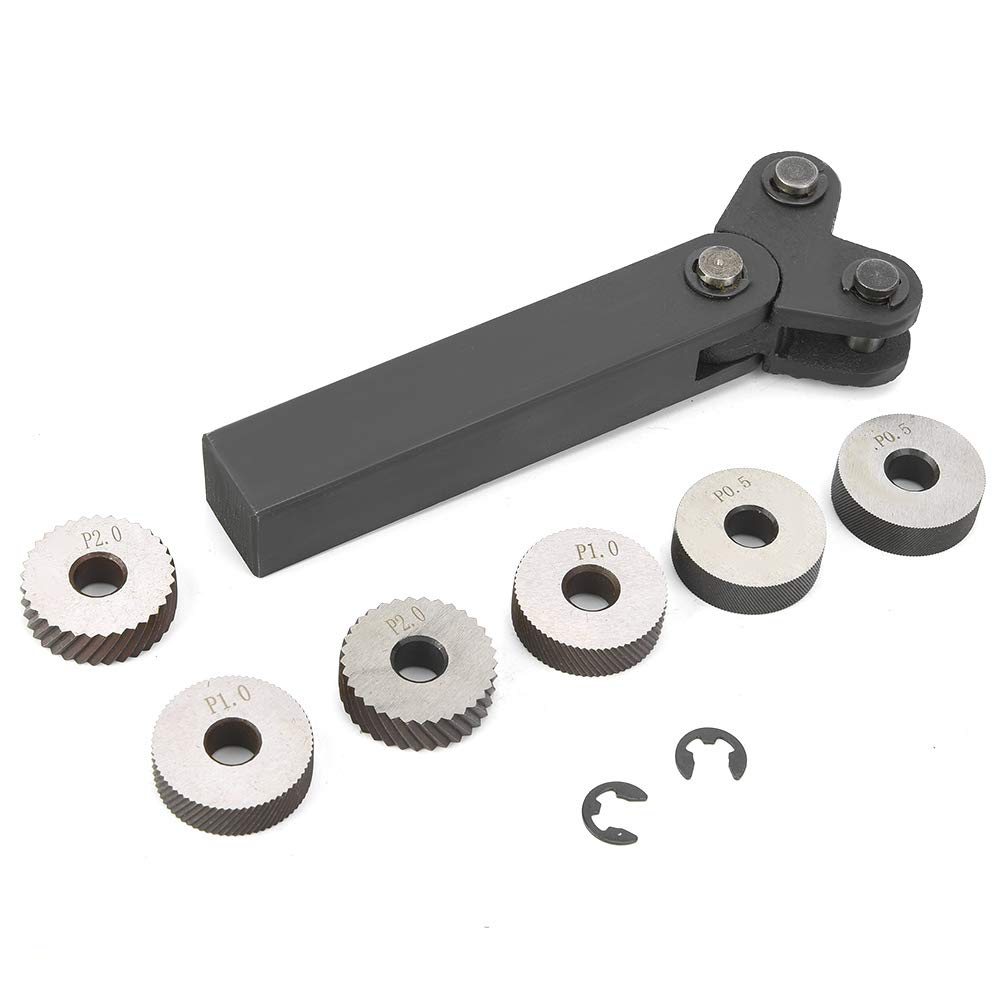 Outil de moletage en acier, roue diagonale, ensemble de moletage ...